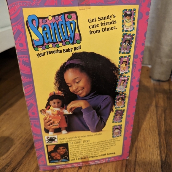 Toys | Sandy Yla Eason Olmec Baby Doll 9 12 African American Black ...